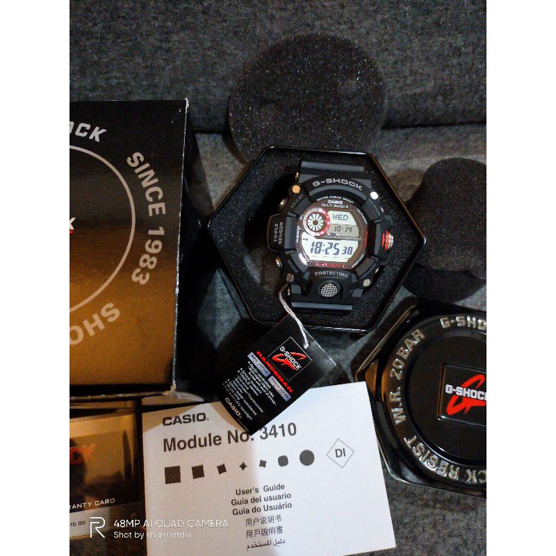 original casio g-shock GW-9400-1 rangeman | Shopee Malaysia