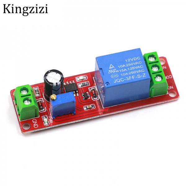 DC 12v ne555 timer switch adjustable module time delay relay Module 12v ...