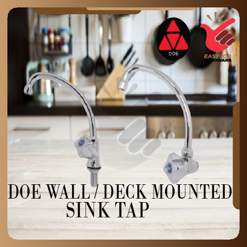 DOE Kitchen Sink Taps Type For Wall I Pillar Tap Cw Arrowline Blue ...