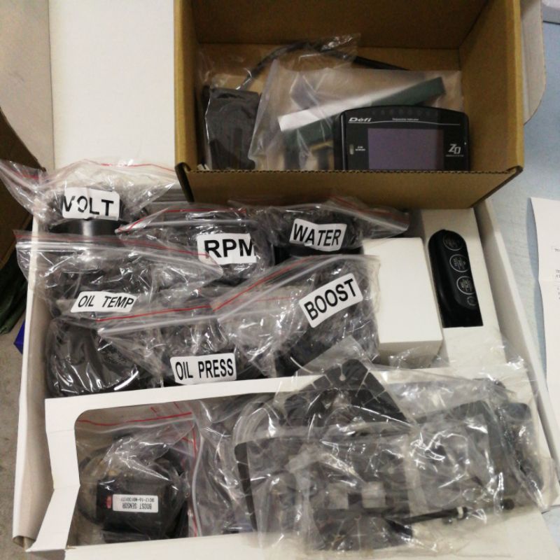 DEFI A1 METER 3/6BERADIK GAUGE METER LCD RGB COLOUR COMPLETE SET THAI ...