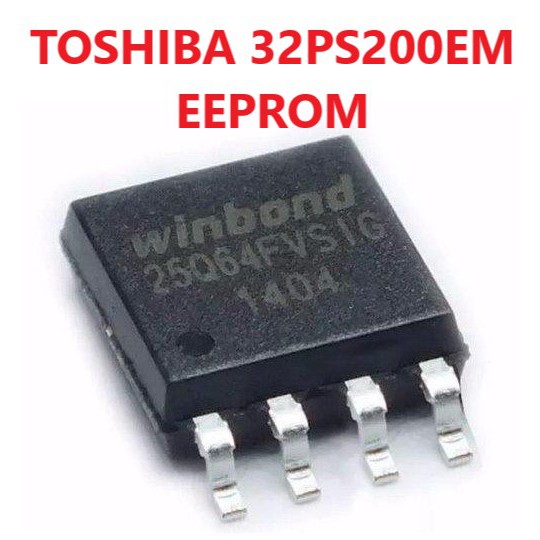 TOSHIBA 32PS200EM W25Q64 25Q64 BIOS IC WINBOND EEPROM FIRMWARE | Shopee Malaysia