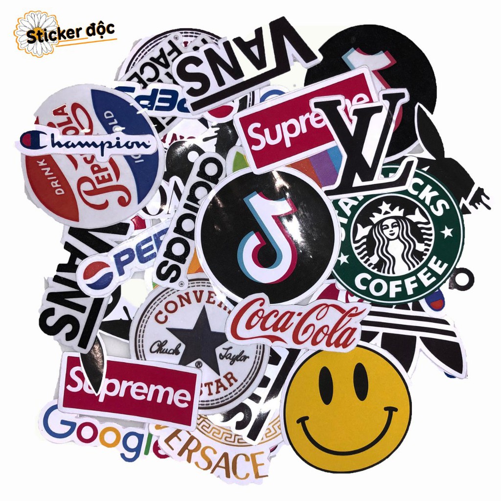 High-end durable waterproof sticker brand logo style - Stickers for ...