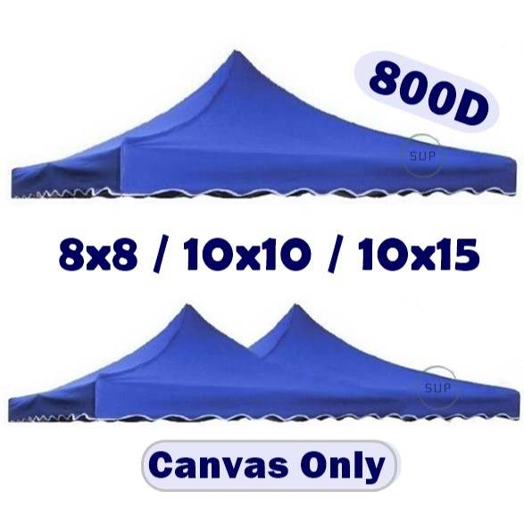 (Ready Stock)(Heavy Duty Canvas Canopy Kanvas Kanopi Khemah (6x6 8x8 ...