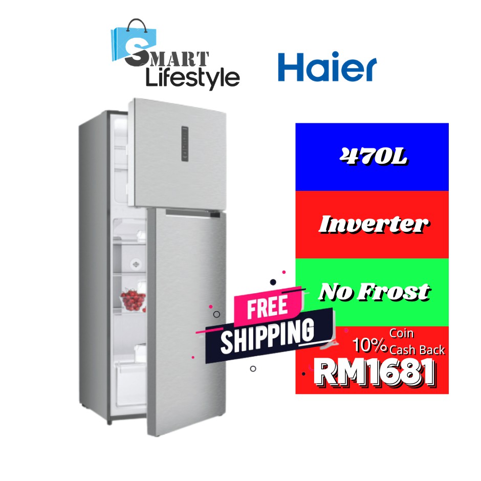 HAIER 2 Door Series Dc Inverter Refridgerator HRF-IV498H 470L | Shopee ...