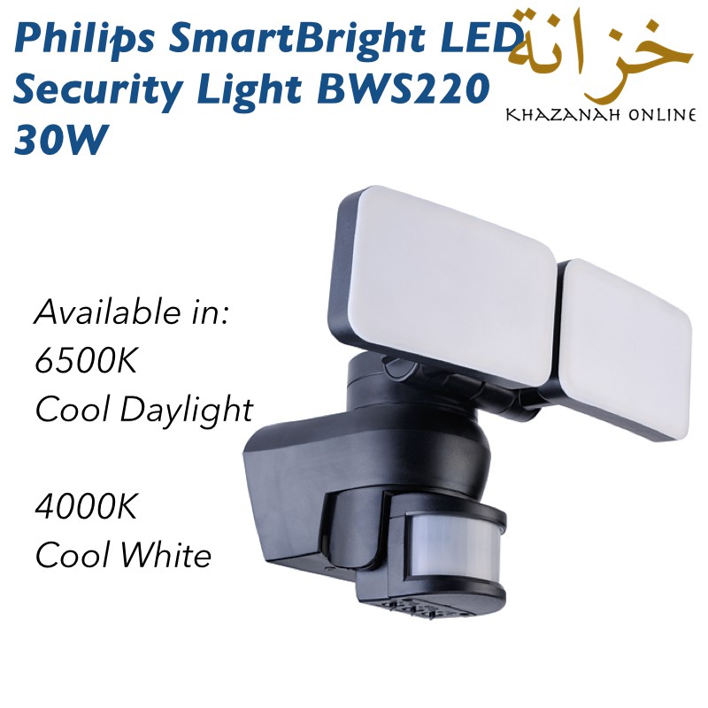 Philips LED Security Light with Passive Infrared Sensor (PIR) BWS220 ...