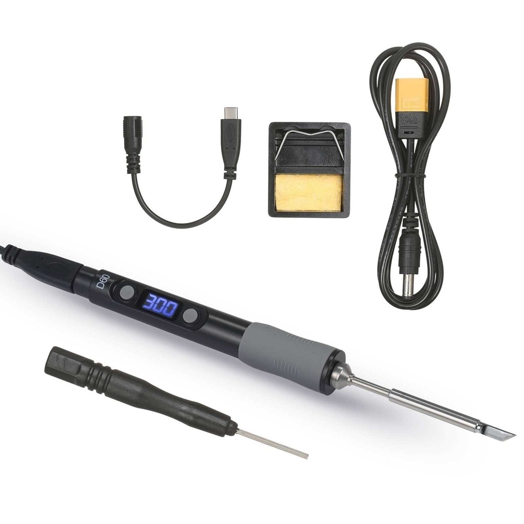 SEQURE Mini Electric Soldering Iron Intelligent Soldering Iron Kit with ...