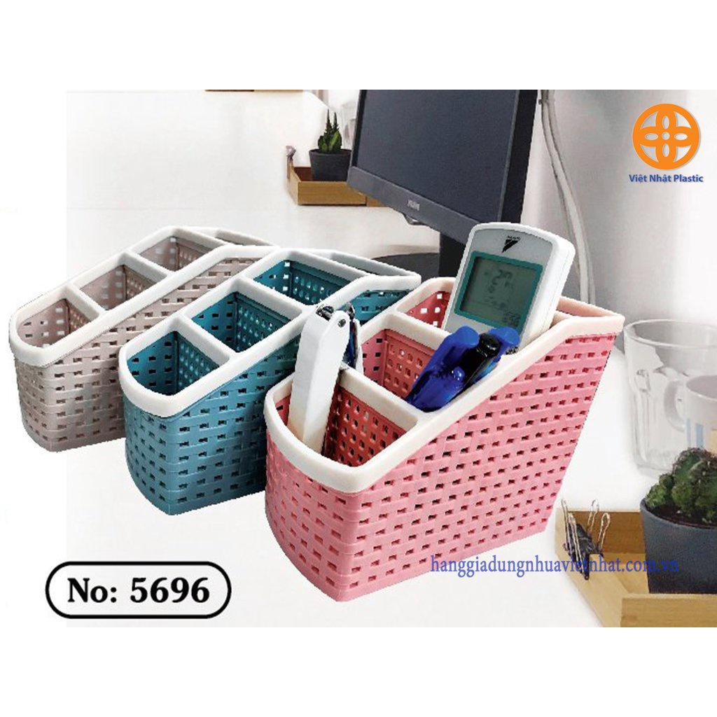 Viet Nhat convenient 4-compartment TV remote control tray | Shopee Malaysia