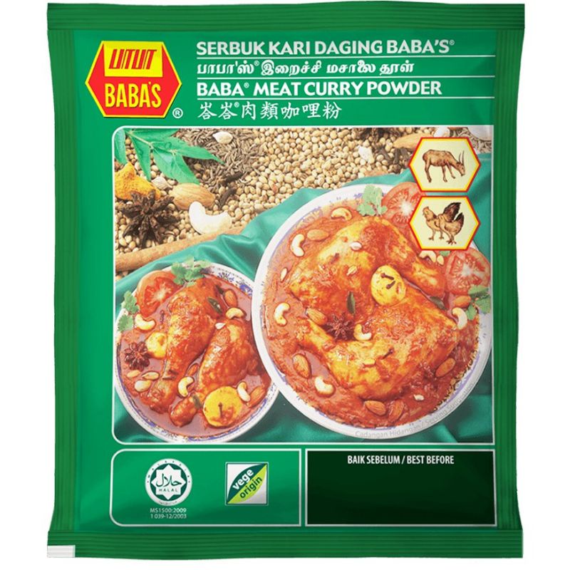 BABA'S MEAT CURRY POWDER (125g & 250g) | Shopee Malaysia