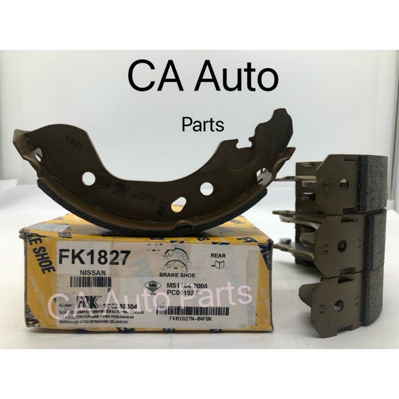 NISSAN ALMERA N17 FBK FK1827 BRAKE SHOE REAR | Shopee Malaysia