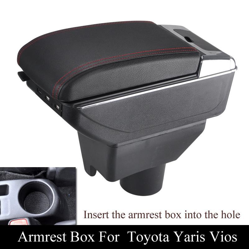 Toyota Vios 2018 Dual Layer With USB Arm rest/console Box | Shopee Malaysia
