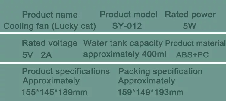 HGV Mini Aircond USB Charging Air Cooler Fan with Disinfection UV Lamp ...