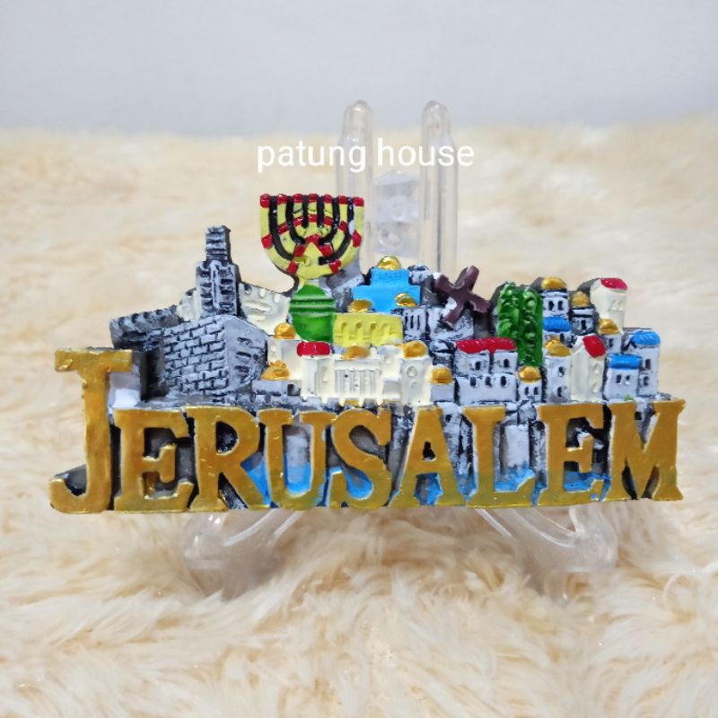 Fridge Magnet Refrigerator Souvenir Israel the Great Jerusalem Country ...