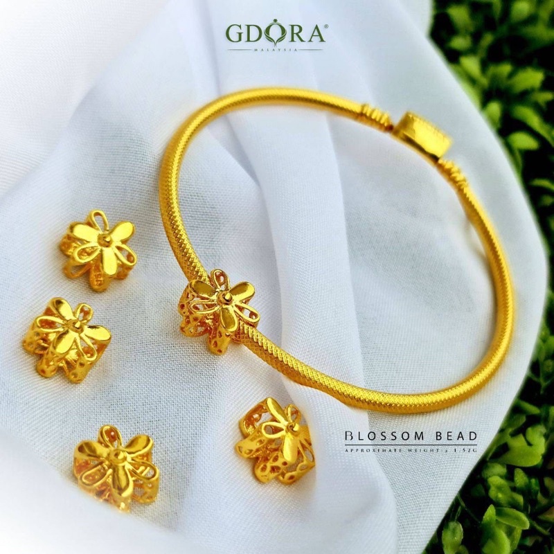 Niza Dora Gold Gdora Blossom Beads | Shopee Malaysia