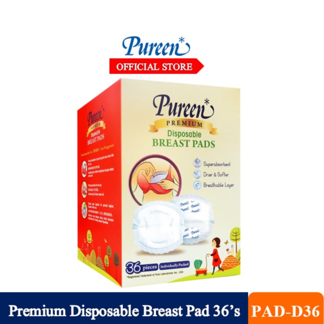 Pureen Premium Disposable Breast Pad (36's) PAD-D36 | Shopee Malaysia