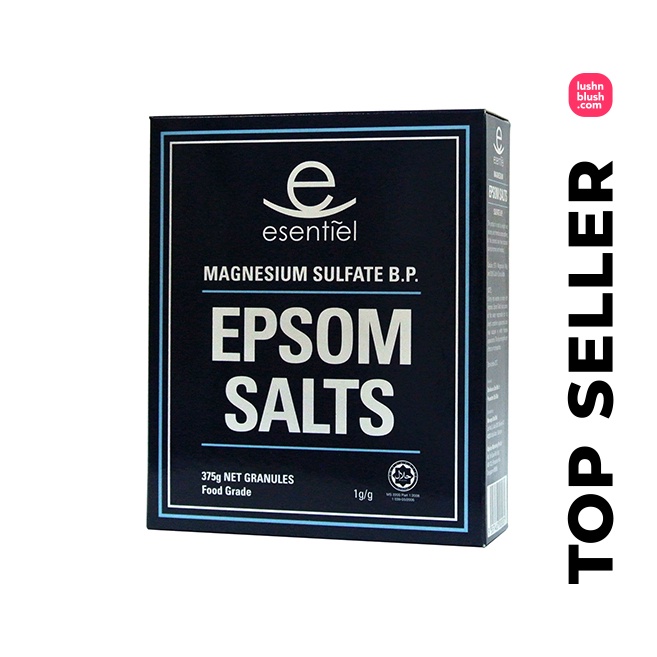 🛁 Esentiel Magnesium Sulfate Epsom Salt 375g, for Bath Soak & Detox ...