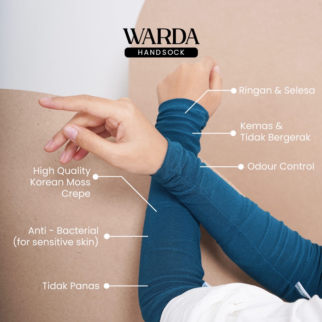 Handsock Warda High Quality Korean Moss Crepe | Shopee Malaysia