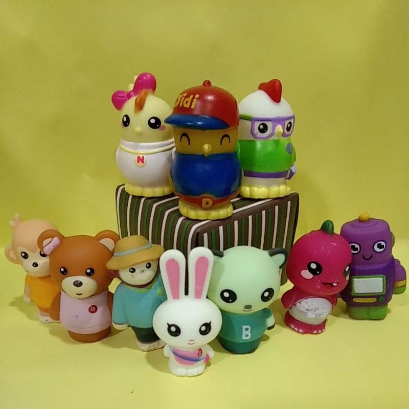 10pcs 4cm didi and friends cake topper cake deco toy bakeri bakery kek ...