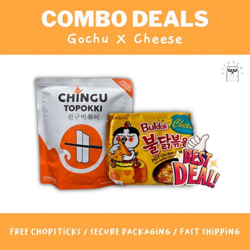 Chingu Topokki Gochu Tteokbokki/Teokbokki/Instant Topokki/Toppoki ...