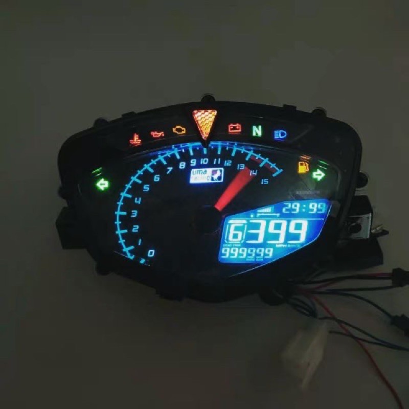 LC135 V1 meter digital ( copy uma racing ) 👍👍👍 | Shopee Malaysia