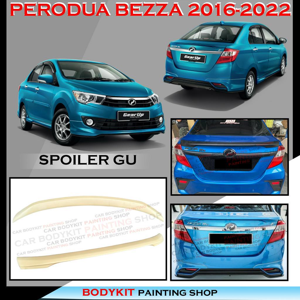 PERODUA BEZZA 2016-2019 GU GEAR UP STYLE REAR TRUNK SPOILER LIP ...