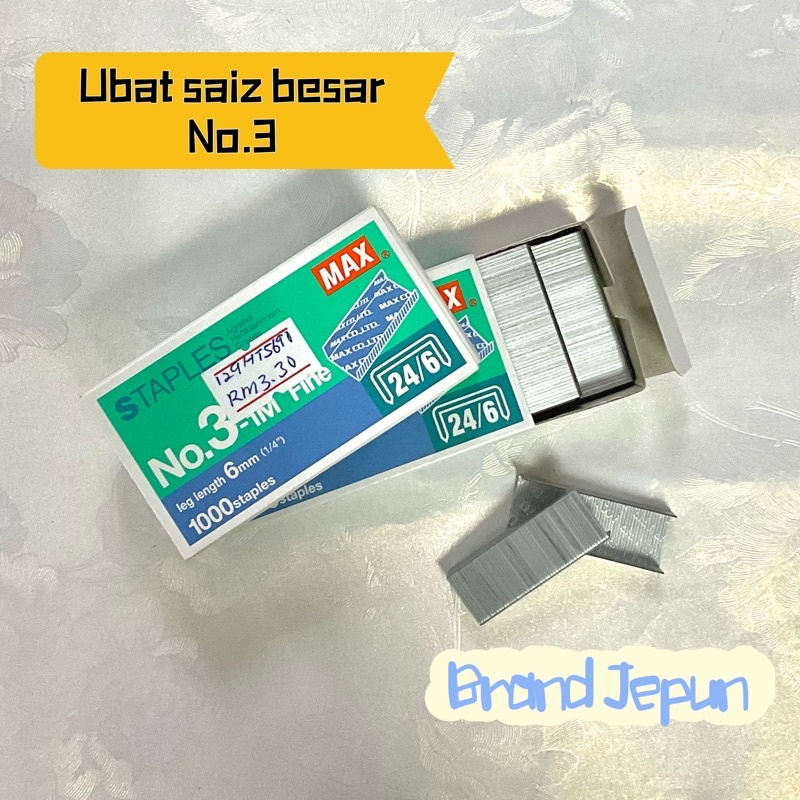 🇲🇾Stapler/ubat stapler besar/kecil |ubat stapler nombor3/10 Brand Jepun ...