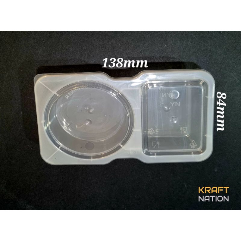 [Bundle] 10pcs 1, 1.5, 2, 3, 4, 5, 8 oz, PP5 Sauce Container/Deli Container with Separate Lid ...