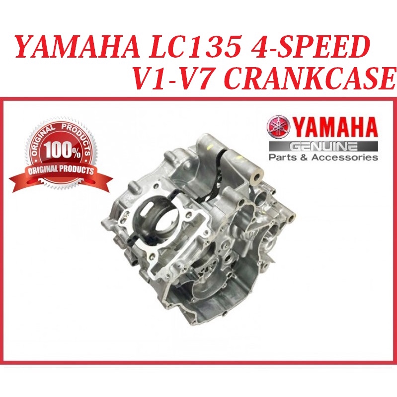 YAMAHA LC135 4S V1-V7 4 SPEED LC135 5S 5SPEED AUTO CRANKCASE CRANK CASE ENGINE TENGAH 100% ...