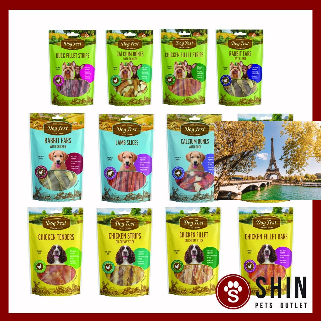 Real Meat Dog Snacks 55g / 90g (Chicken, Lamb, Duck ) | Shopee Malaysia