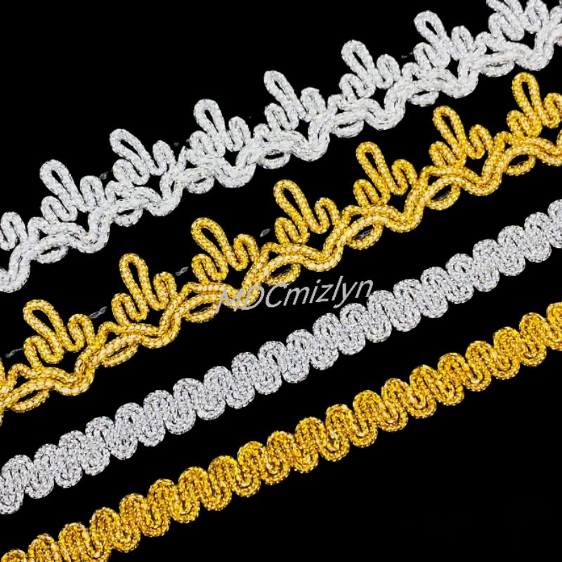 Lace Renda Warna Emas,Silver / Lace Gold,Silver Colour.MDC Malaysia Seller/Shop | Shopee Malaysia