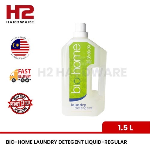 Bio-Home Laundry Detergent Regular 1500ml - Low Suds 100% Plant-Based | Shopee Malaysia