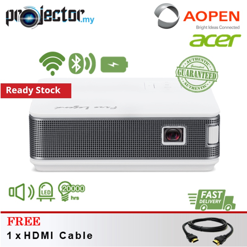 Acer AOPEN PV12 700 Lumens Portable Pico LED DLP WIFI / Wireless ...