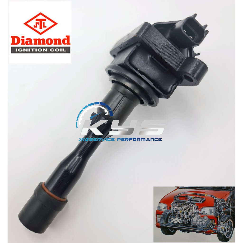 🔥90048-52111 DIAMOND Japan🔥 IGNITION PLUG COIL # DAIHATSU MIRA L5 JBJL ...