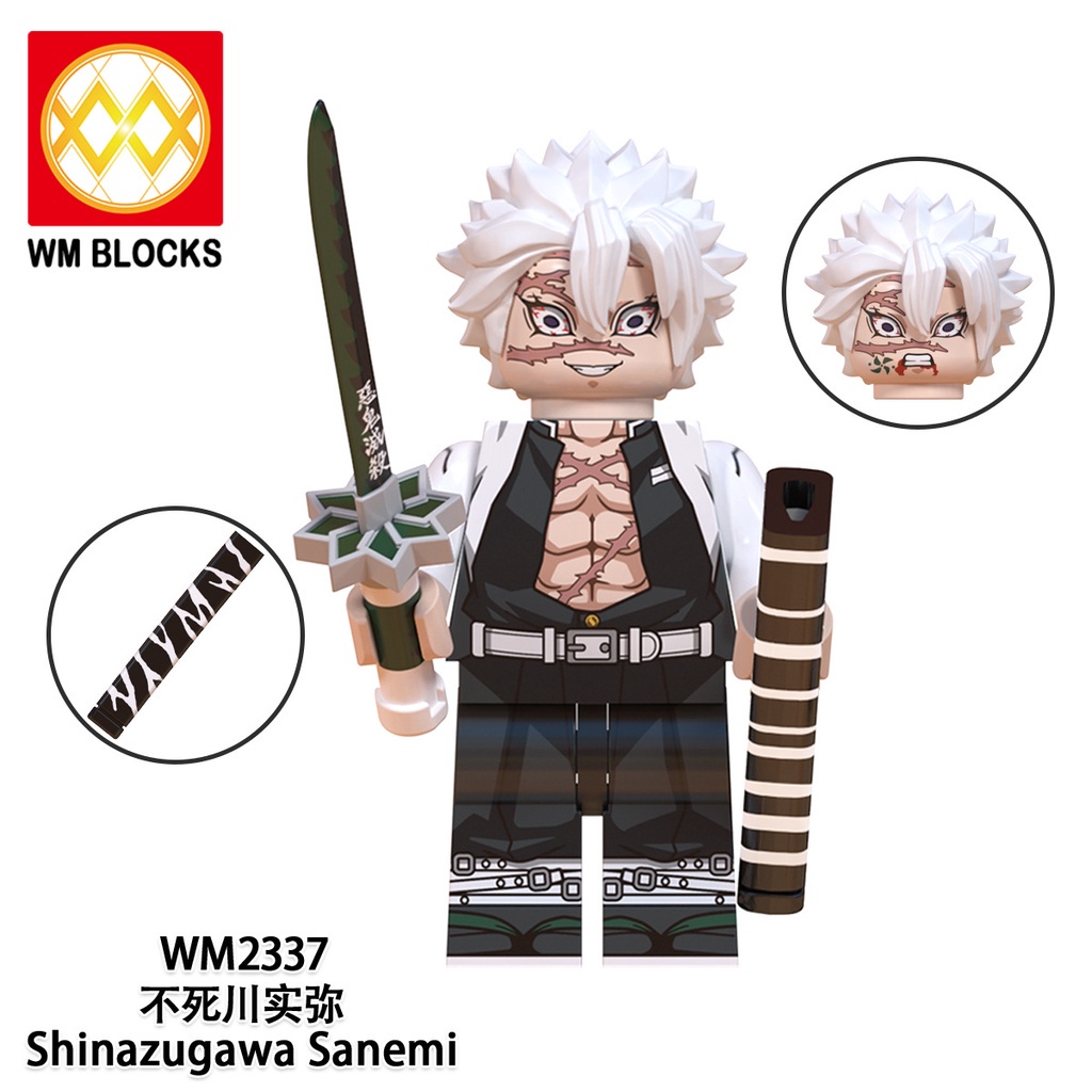 Tanjirou Nezuko Action toy Zenitsu Giyuu Figures Assemble toys Demon ...