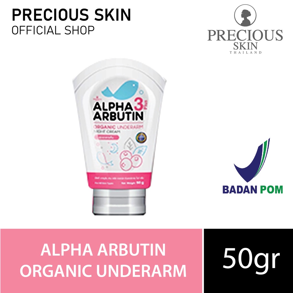 Precious Skin Alpha Arbutin 3 Plus Organic Underarm Night Cream/Armpit ...