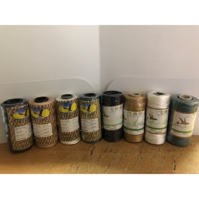 100g Benang Jahit Tapak Kasut / Nylon Twine Sewing Thread/Nylon Benang ...