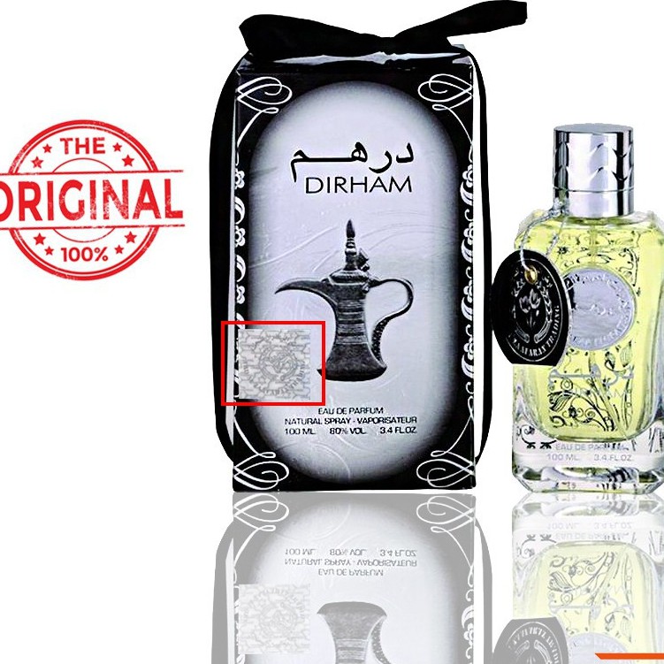 Original with Sticker 3D Dirham Perfume Arabic 100ml | Shopee Malaysia