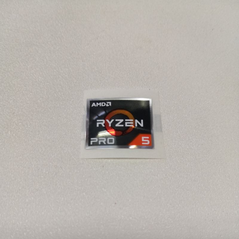 Sticker AMD RYZEN 3 5 7 Ryzen Pro AMD Graphics ATI Sticker Lable Laptop ...