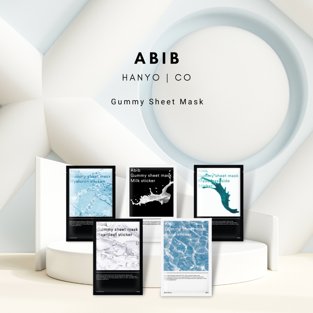 ABIB Gummy Sheet Mask [5 Types] - 1 pc/ 5 pcs | Shopee Malaysia