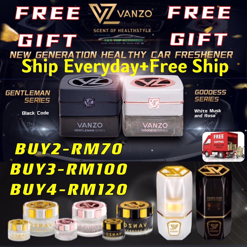 💕BUY2-RM60💕NEW Vanzo Gentleman Series2255/2266Duo Series 3355/3366 Car ...