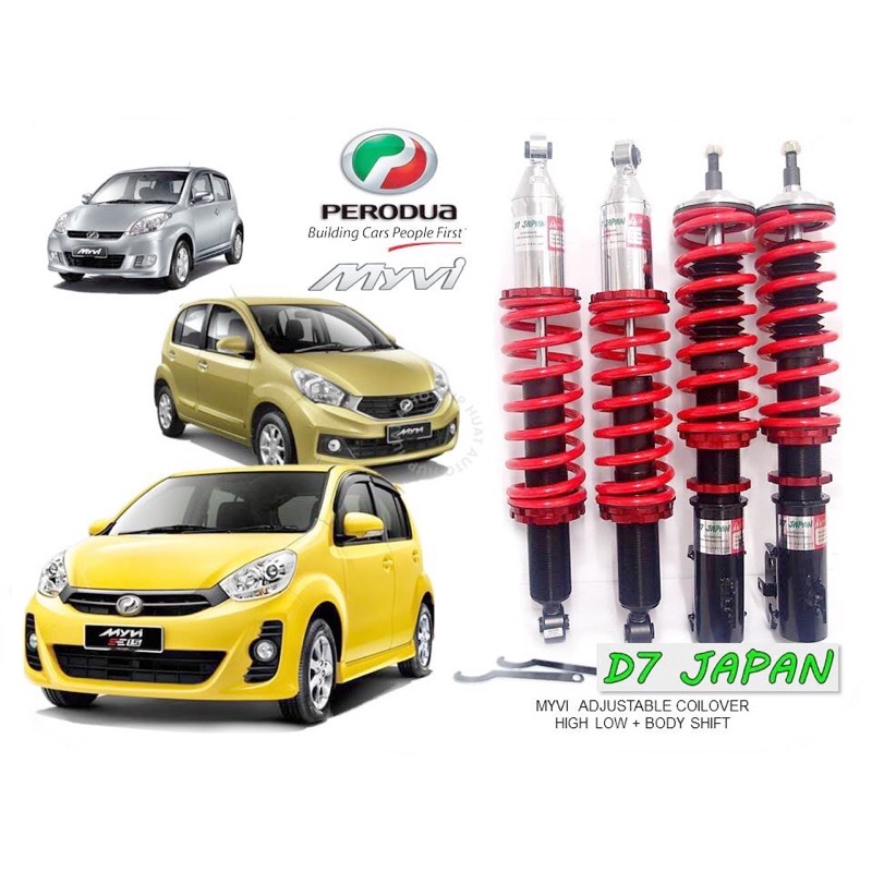 ADJUSTABLE MYVI VIVA AXIA BEZZA KANCIL KELISA KENARI ALZA D7 JAPAN HI ...