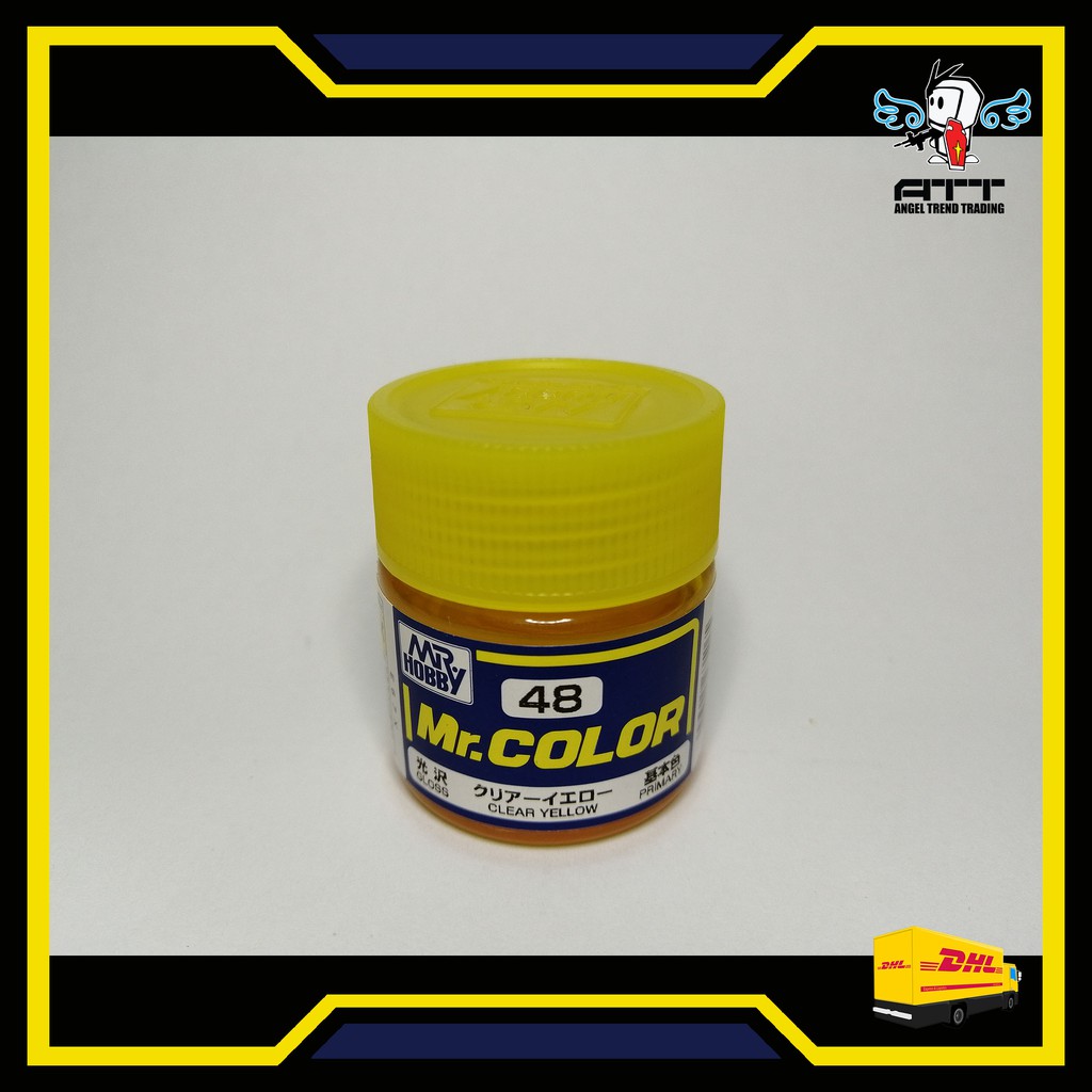 MR.COLOR 48 CLEAR YELLOW 10ML (Gunpla Gundam Paint Model Kit Tools ...