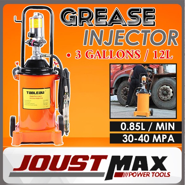 3 Gallon ( 12L ) Air Grease Pump 50:1 High Pressure Ratio Air Operated ...