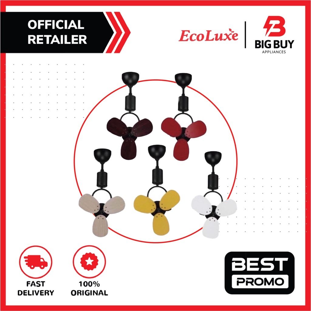 NEW MODEL 2022] ECOLUXE ECO-588 18" Designer Mounted Wall Fan Remote ...