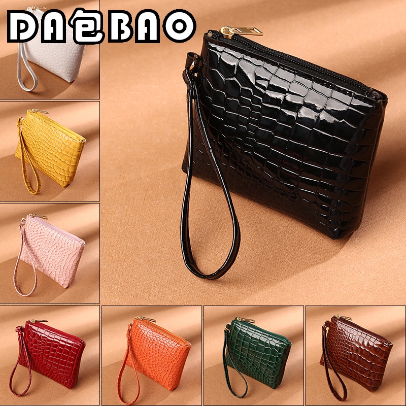 Woman Mini Small Short Purse Wallet Crocodile Bag Pouch Beg Women Duit ...