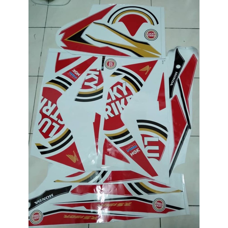 STICKER HONDA RS150R / RS150 LUCKY STRIKE | Shopee Malaysia