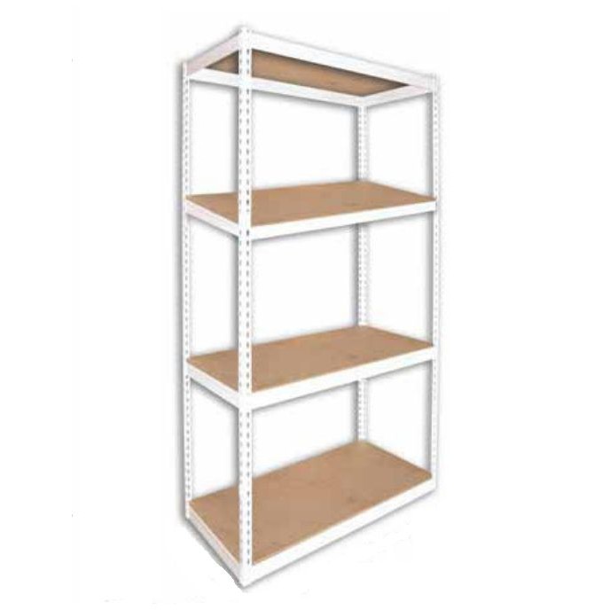 (White Colour ) BOLTLESS RACK - HOME STORAGE WAREHOUSE STORE ROOM ...