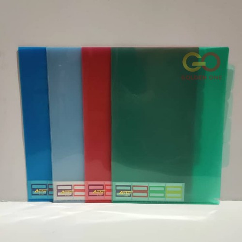 ASTAR A4 L SHAPR HOLDER FILE / SEMI TRANSPARENCY COLOUR / L SHAPE FILE ...