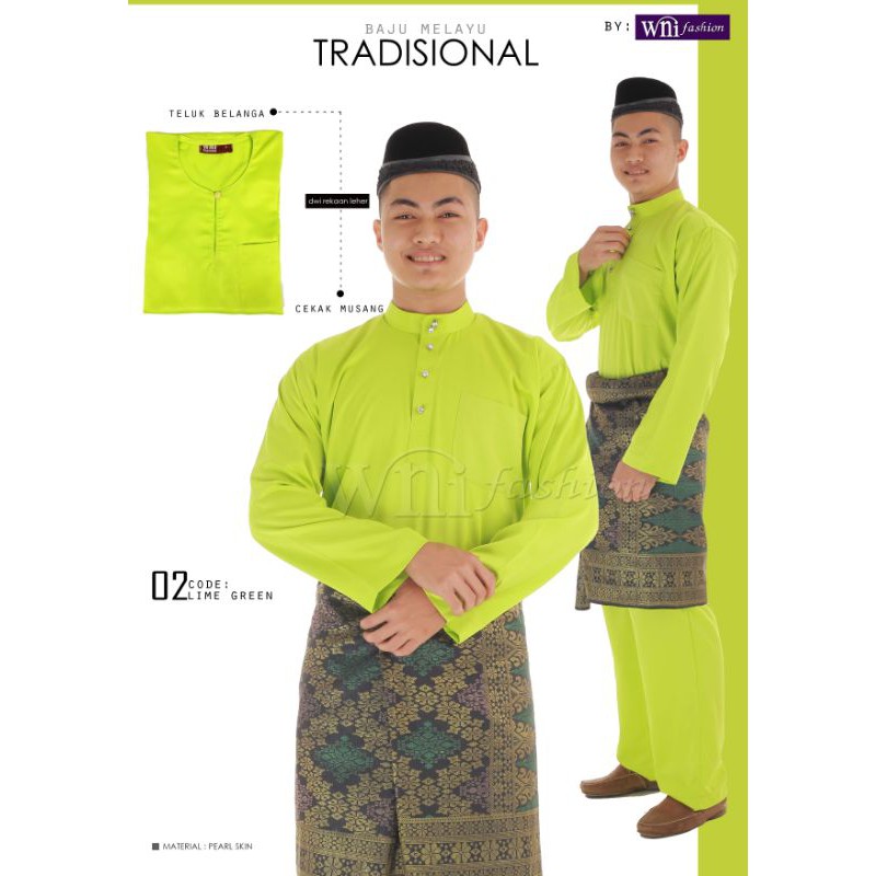 BAJU MELAYU "LIME GREEN" 💥Ready Stok💥 | Shopee Malaysia