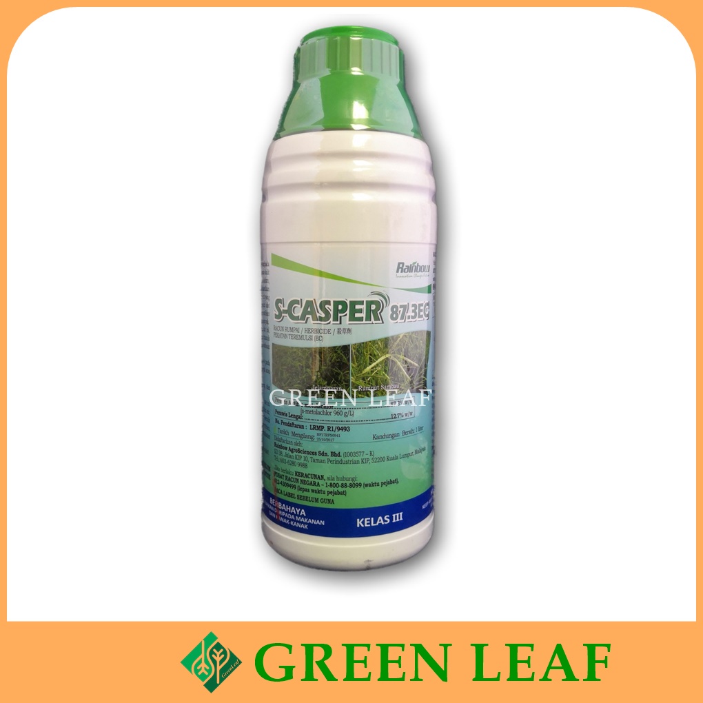 S-Casper 87.3EC 1L Rainbow S-metolachlor 87.3% Racun Rumput Rumpai ...