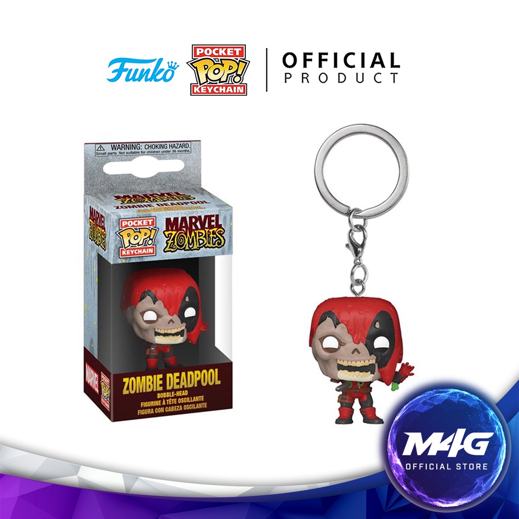 Funko Pocket POP! Keychain: Marvel Zombies - Zombie Deadpool | Shopee ...